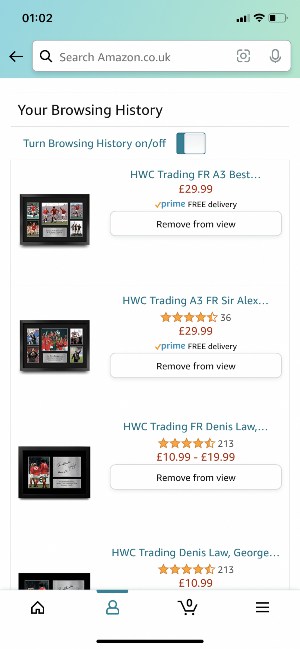 How To See Recently Viewed On Amazon App Apps UK 