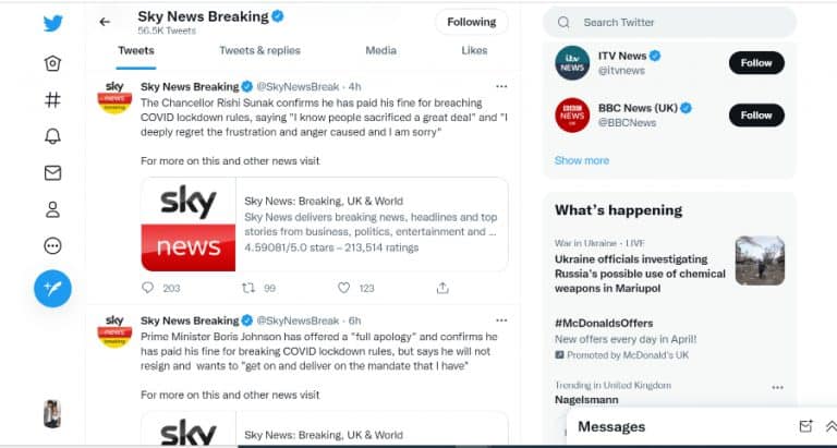 The ten best Twitter accounts to follow for UK - Apps UK 📱