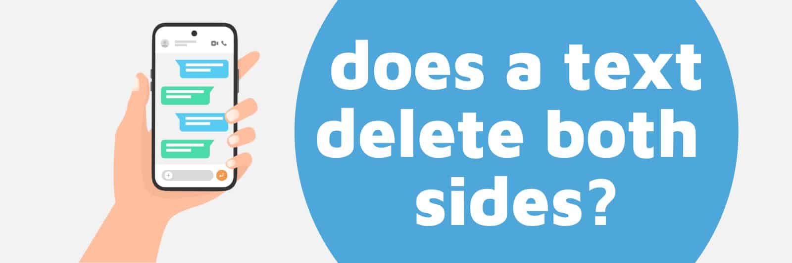 If I Delete A Text Will It Delete On The Other Person s IPhone Apps UK 